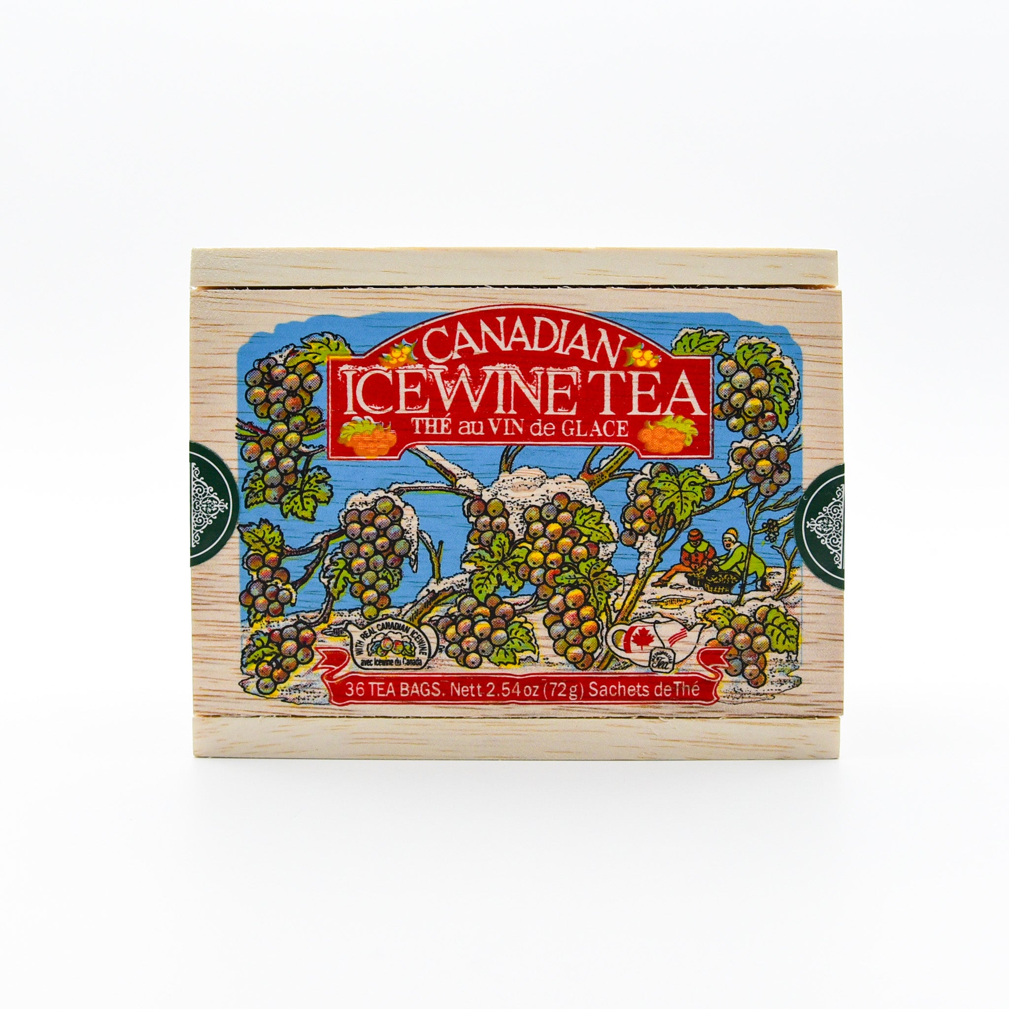 Ice Wine Tea Wood Box (36 Tea Bags) – Nature's Essence