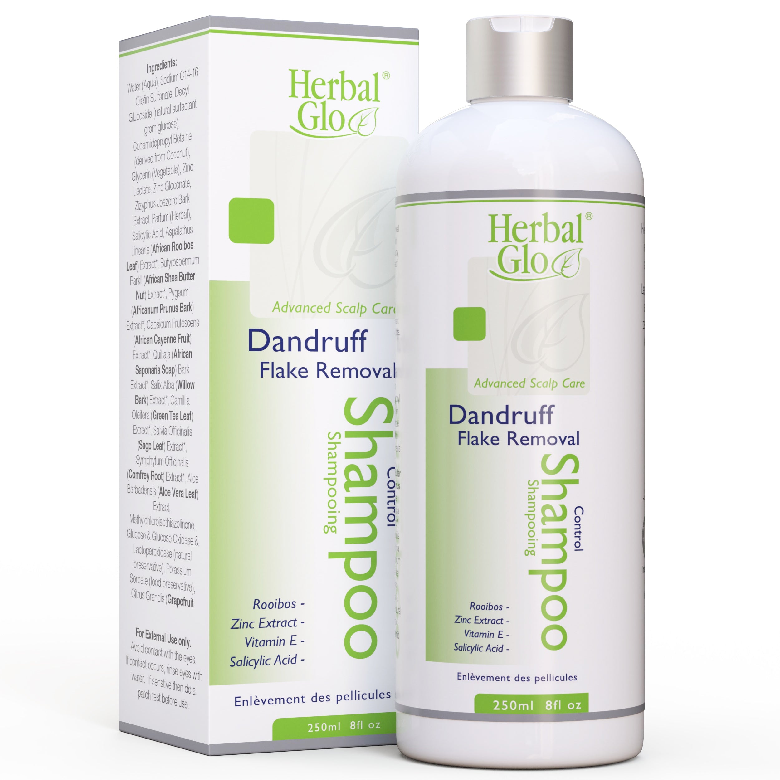 HerbalGlo Natural Dandruff & Dry Scalp Control Shampoo – Nature's Essence